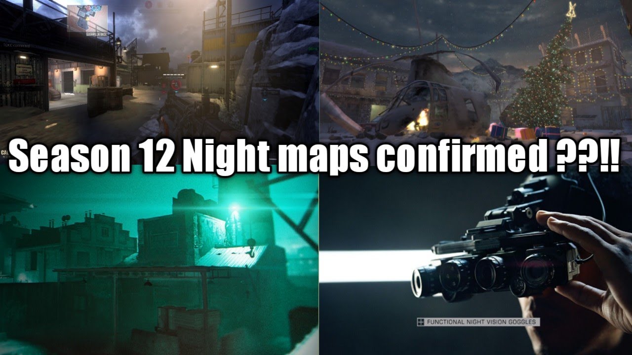 COD mobile season 12 leaks | Night maps coming in season 12 ??!! Night ...