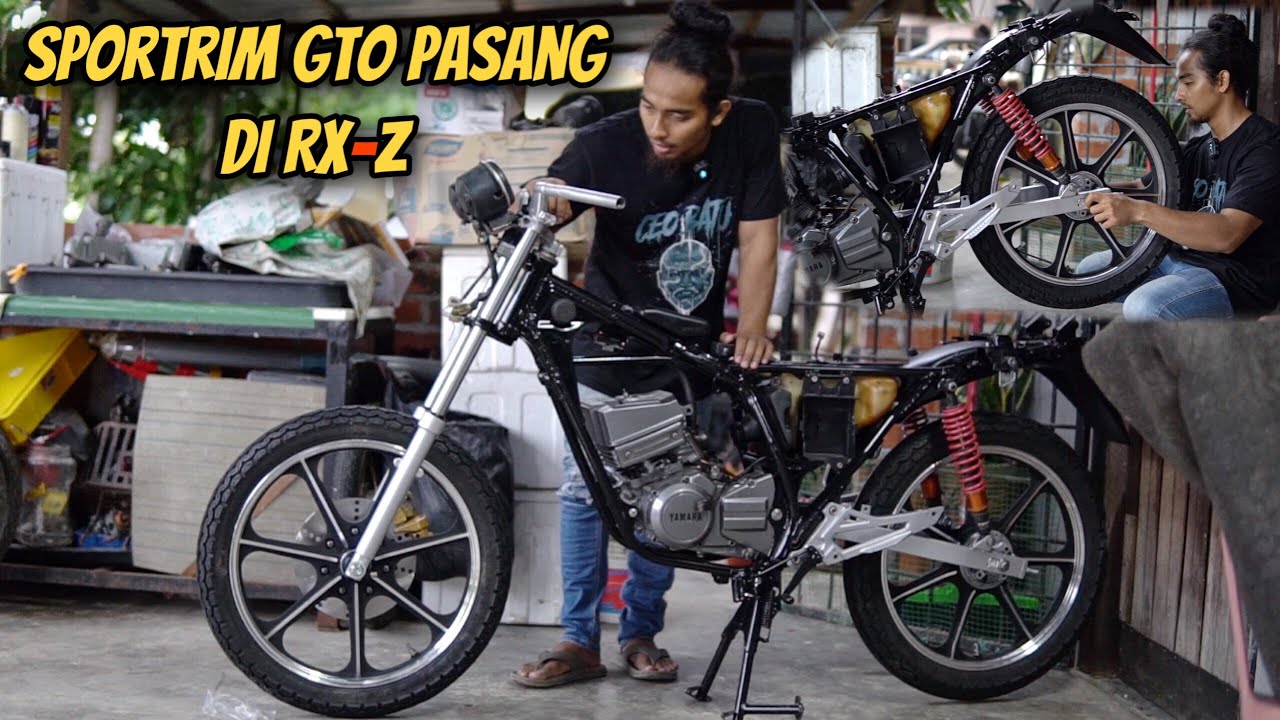 RXZ Hampir Jatuh..Aku Pasang Rim GTO Dekat RXZ !!! - YouTube