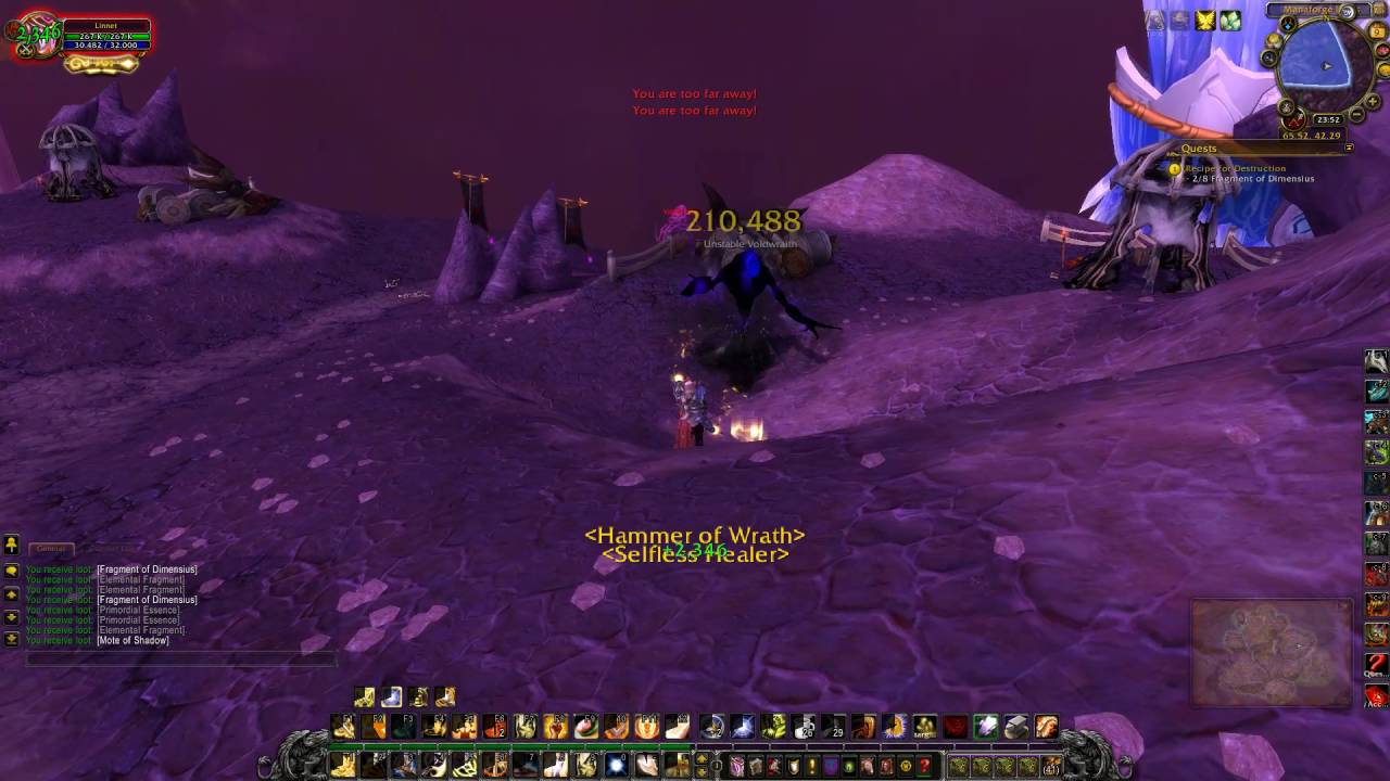 Recipe For Destruction Quest ID 10437 Playthrough Netherstorm - YouTube