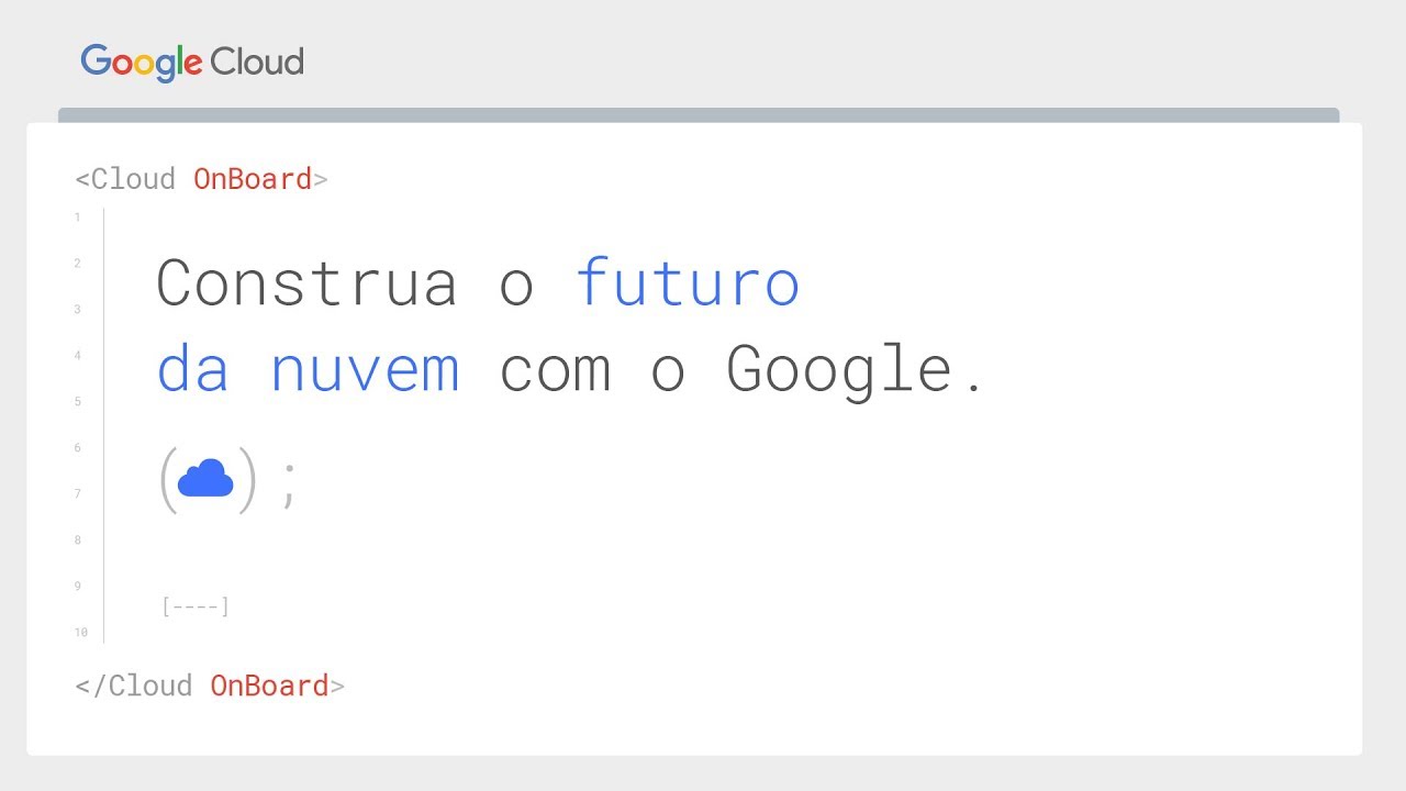 Google Cloud OnBoard - Evento Ao Vivo - YouTube