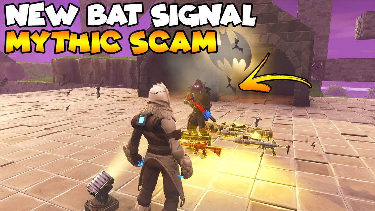 NEW Bat Signal SCAM is MYTHIC! 💯😱 (Scammer Gets Scammed) Fortnite Save ...