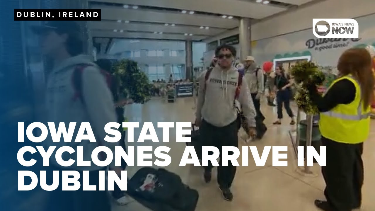 Iowa State Cyclones touchdown in Dublin for Aer Lingus Football Classic ...