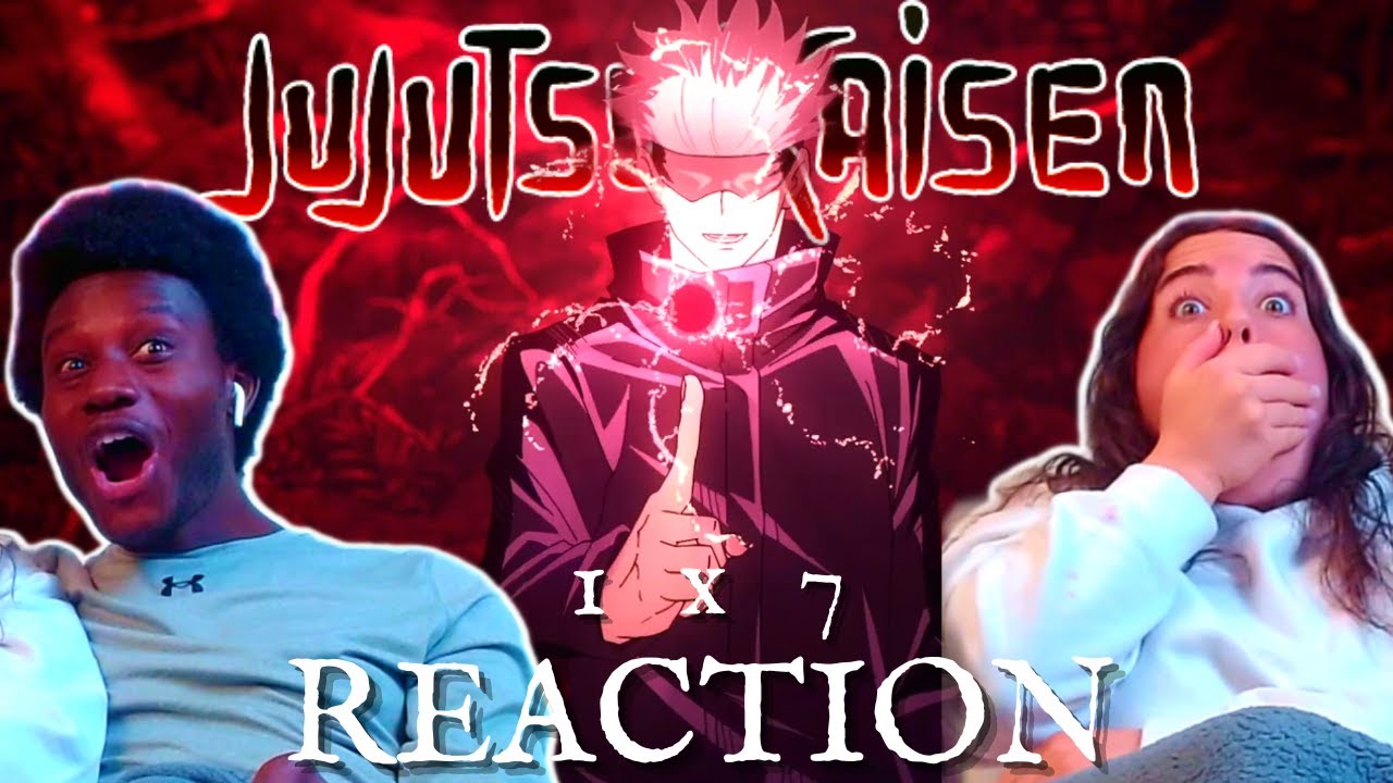 AOT FANS WATCH JUJUTSU KAISEN (EPISODE 7) REACTION - YouTube