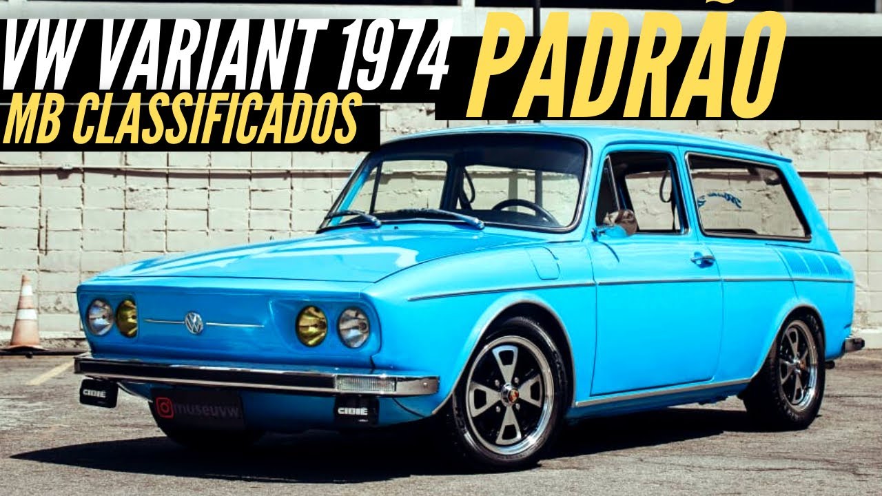 VW VARIANT 1974 AZUL CAIÇARA - SAVE THE WAGON MB CLASSIFICADOS - YouTube