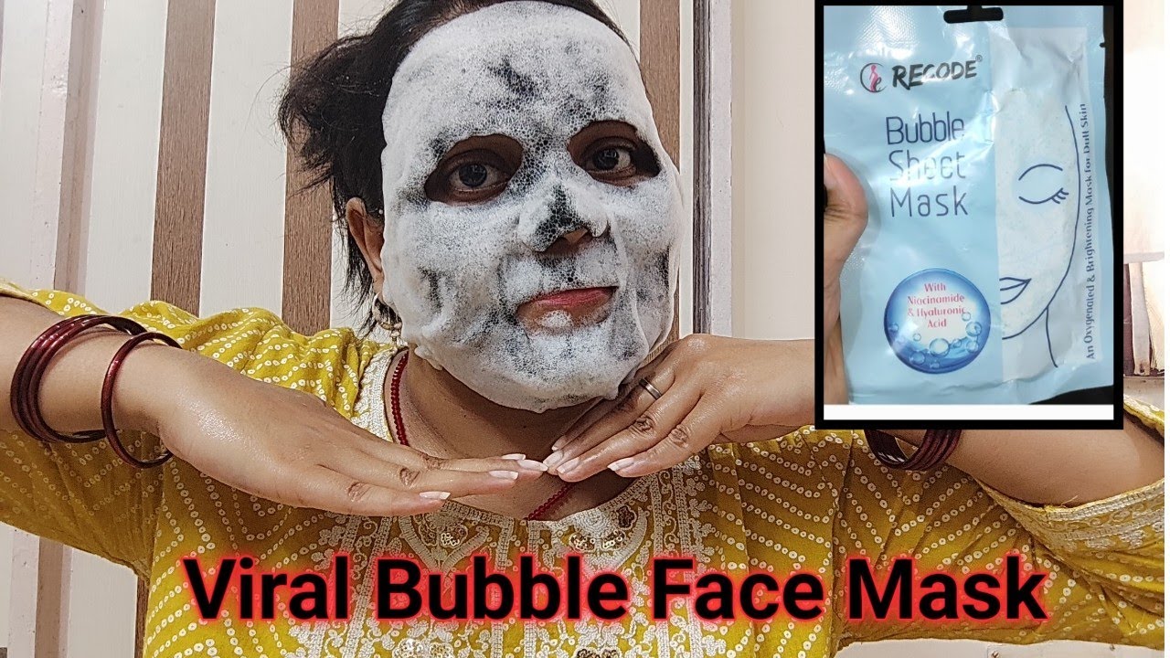Recode || Bubble Sheet Mask || For Glowing Skin || Aakansha Ranjan - YouTube