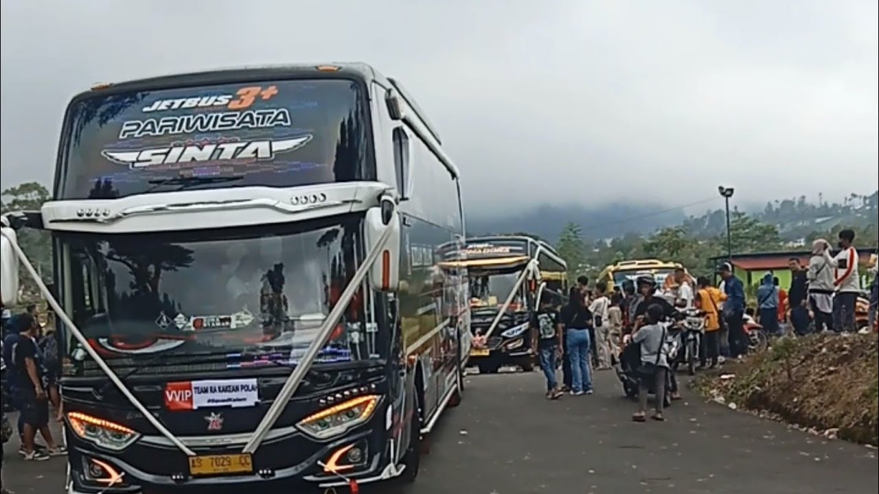Kompilasi telolet viral 2024 || kepulangan trip manahadap with scenic.id nyerang Tawangmangu ...
