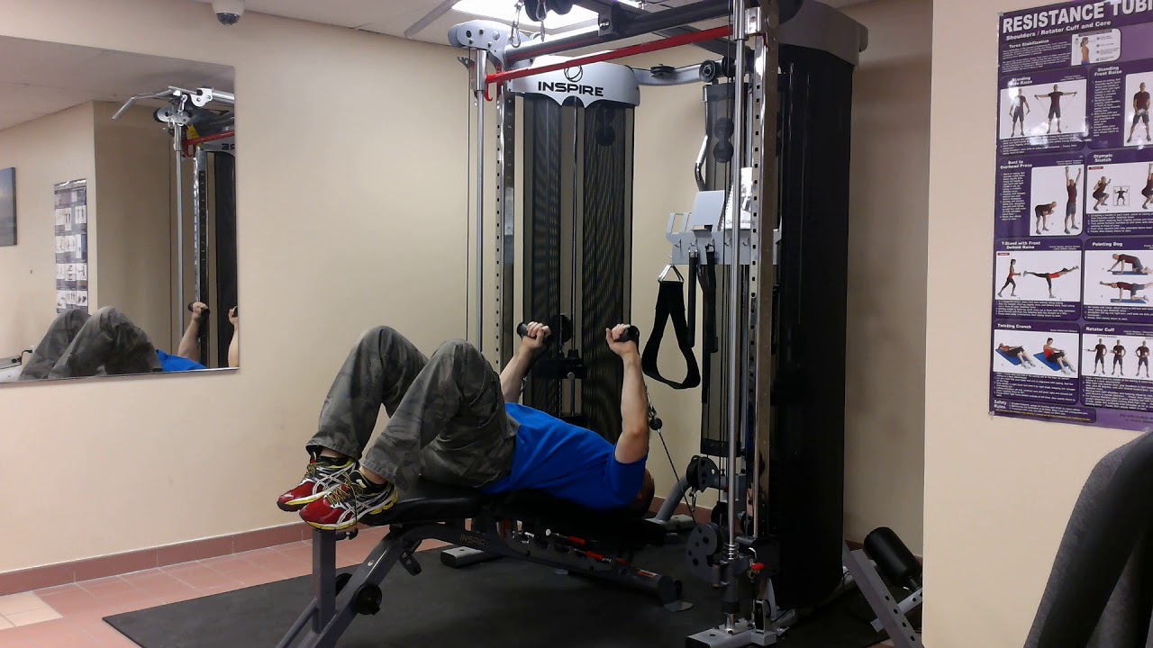 Decline Cable Chest Press, FT2, 1041 Count - YouTube