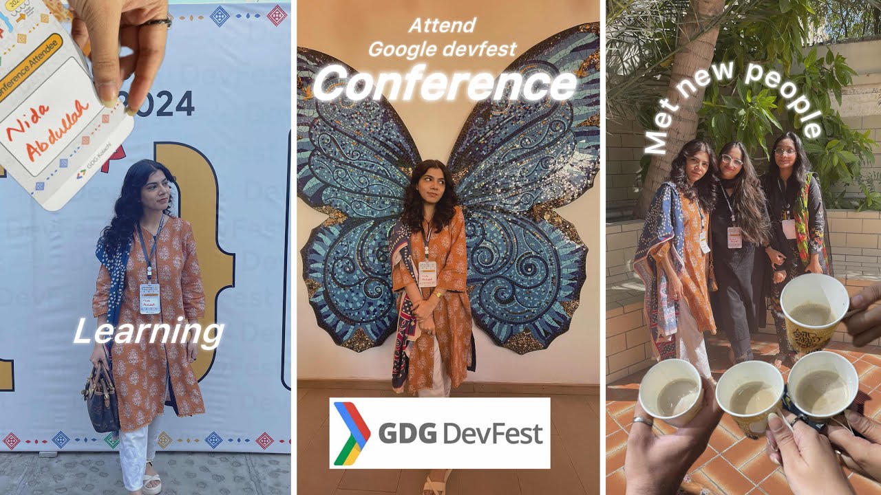 Google DevFest conference | Met new people | Learnings | Food | Nida ...