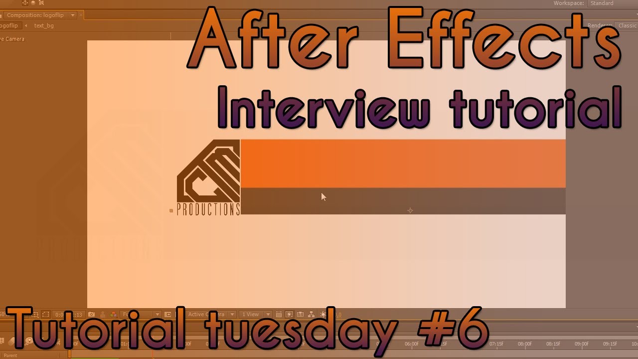 Basic Interview Title / Name Tag Tutorial in After Effects CS6 ...