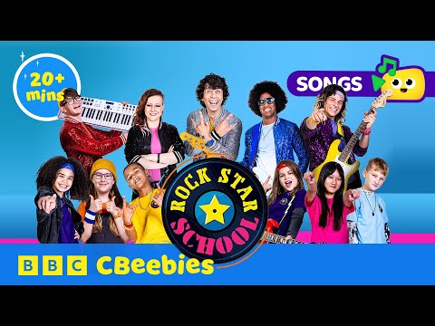 Andy's Rock School Full Song Compilation 🎶 20+ Mins CBeebies Music Party for Kids