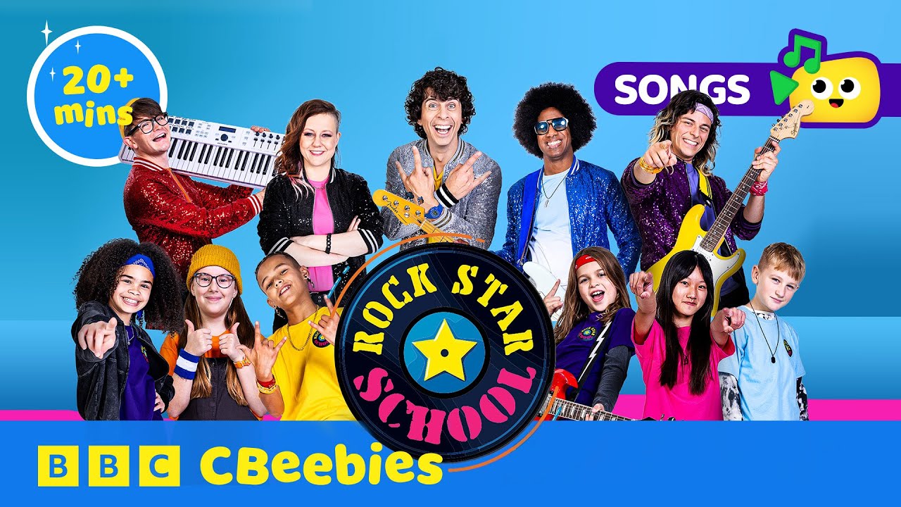 Andy's Rock School Full Song Compilation 🎶 20+ Mins CBeebies Music ...