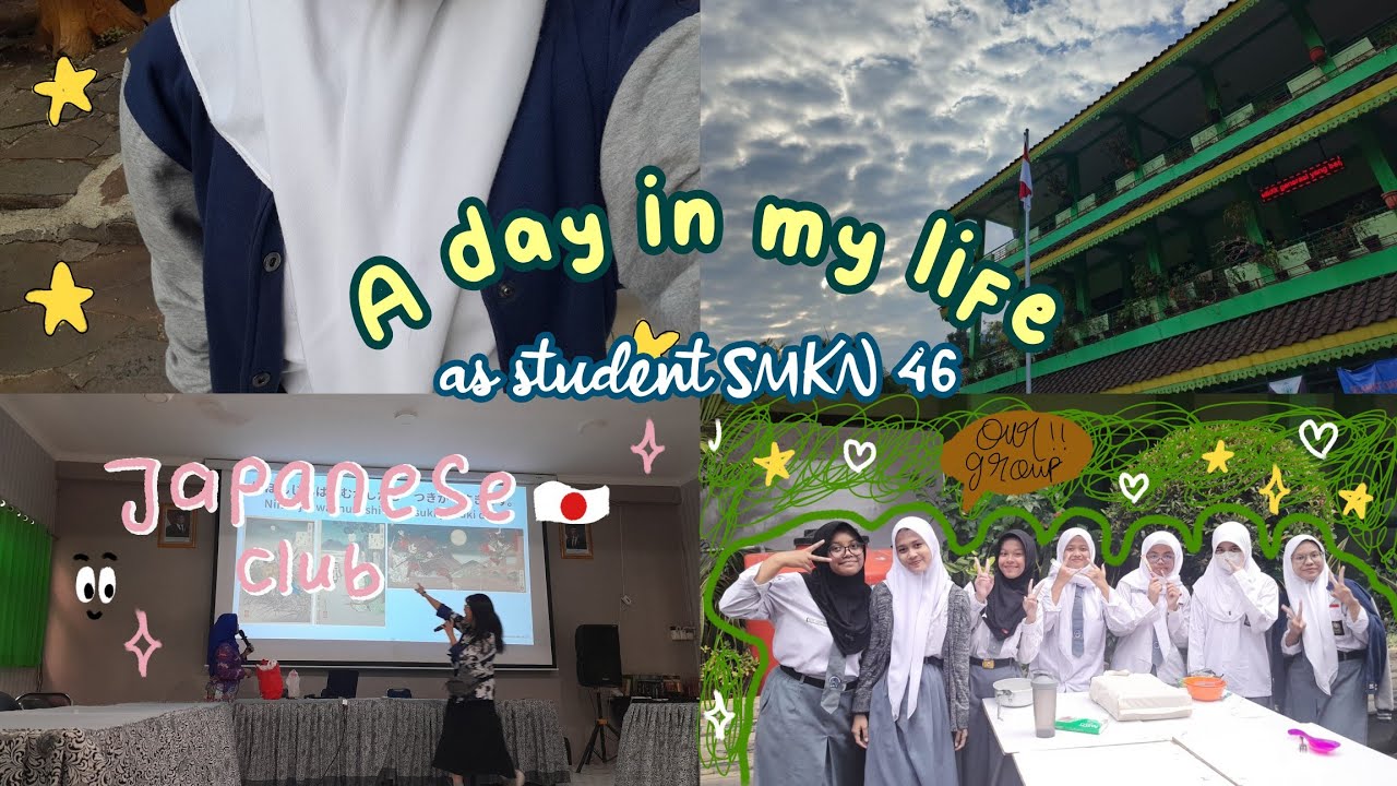 A day in my life📚 ️| as student SMKN 46 - YouTube