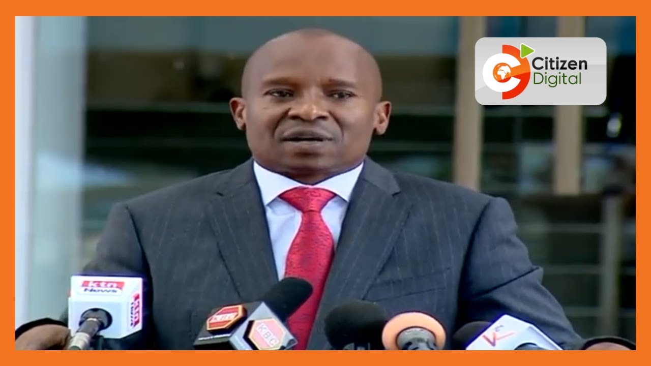 Interior CS, Prof Kindiki Kithure, addresses the security situation in ...