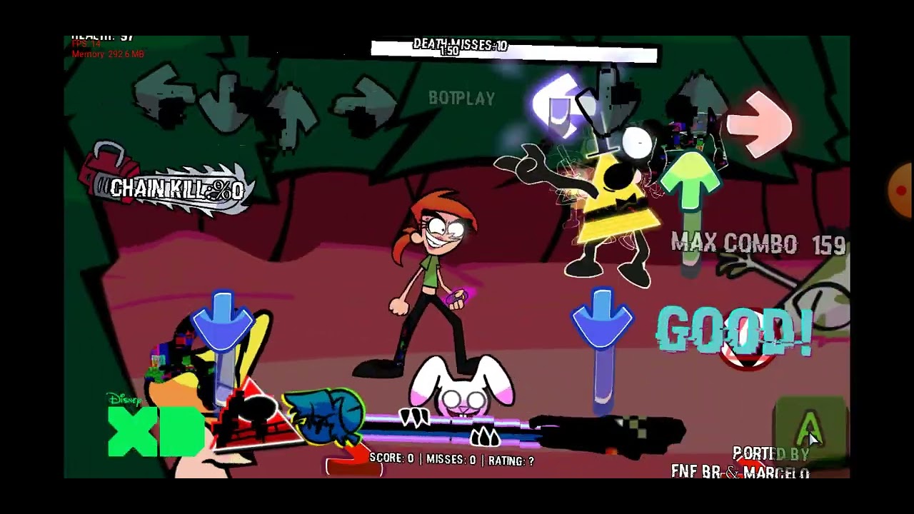 friday night funkin vs glitched legends v2 dimensional-chaos - YouTube