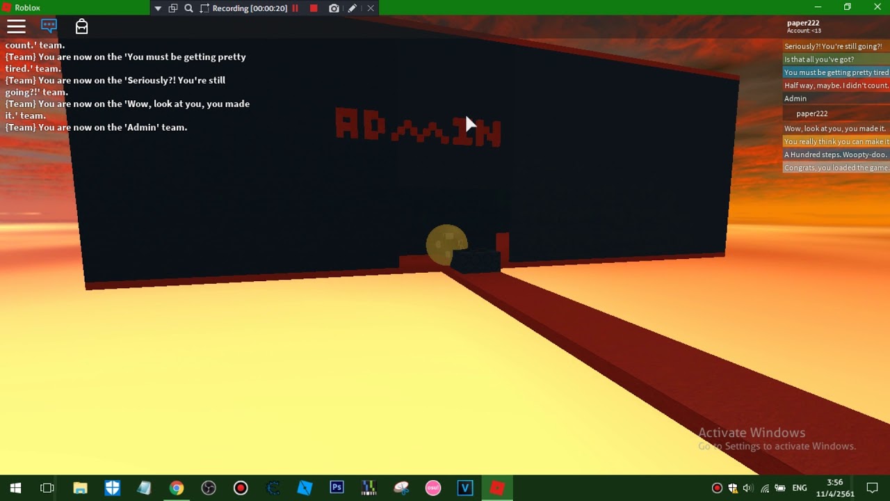 What REALLY happens when you climb 10000 stairs 4 admin in Roblox - YouTube