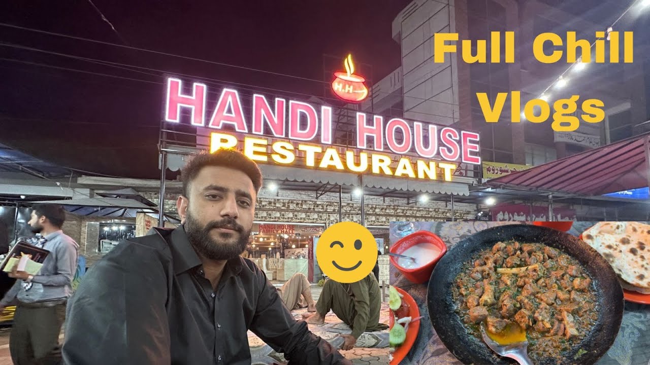 Mutton karahi recipe at Handi House Restaurant Jhelum Full vlog - YouTube