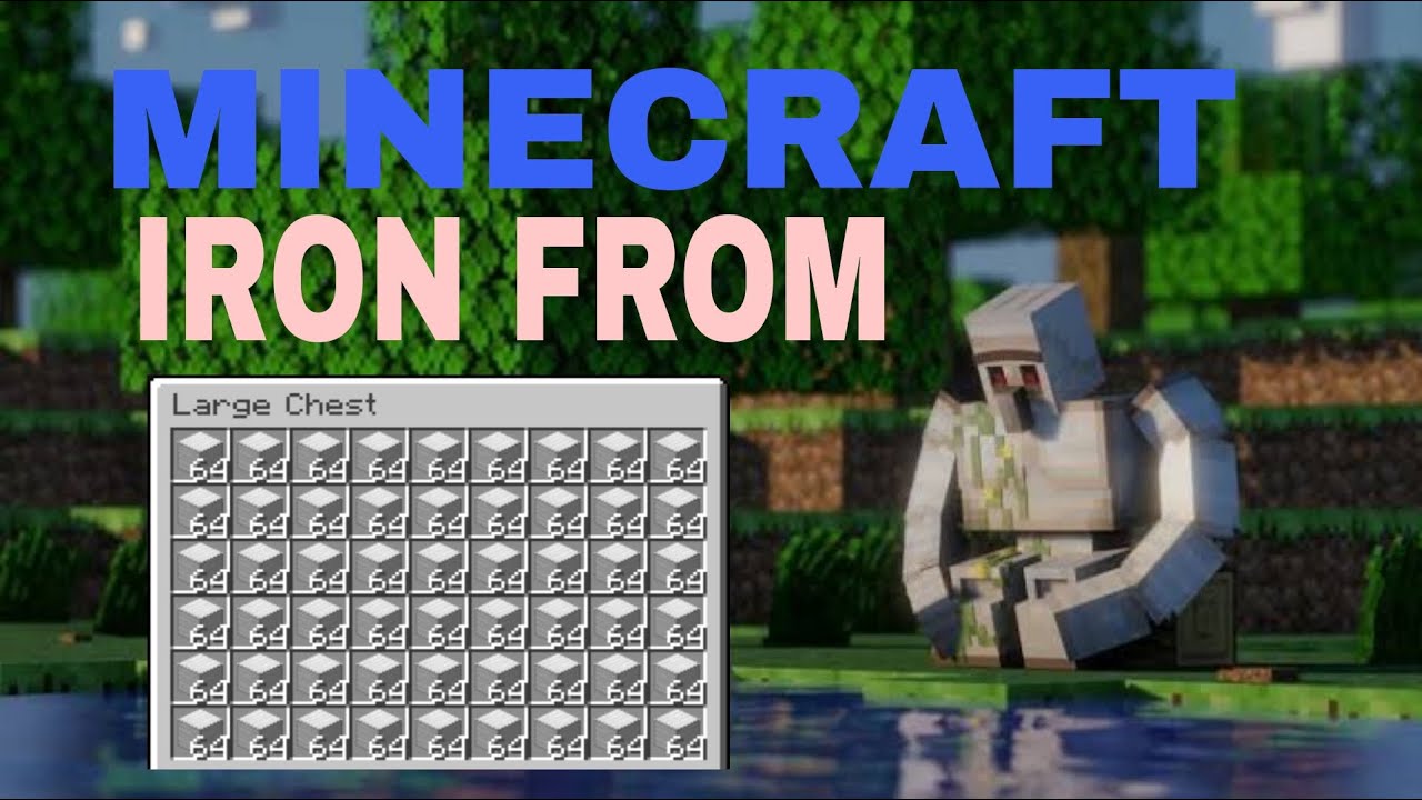 FINALLY I BUILD UNLIMITED IRON FROM MINECRAFT GAMEPLAY - YouTube
