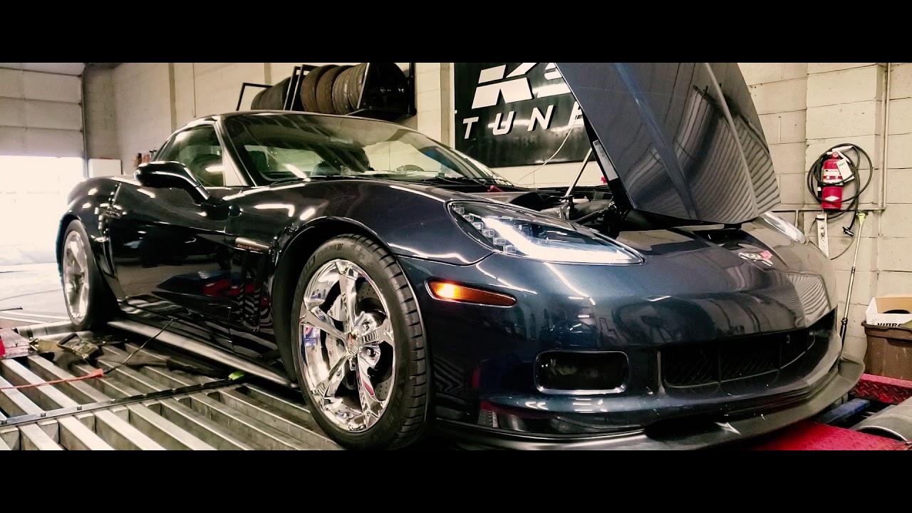KAIZENSPEED C6 Corvette Grand Sport Dyno tuning - YouTube
