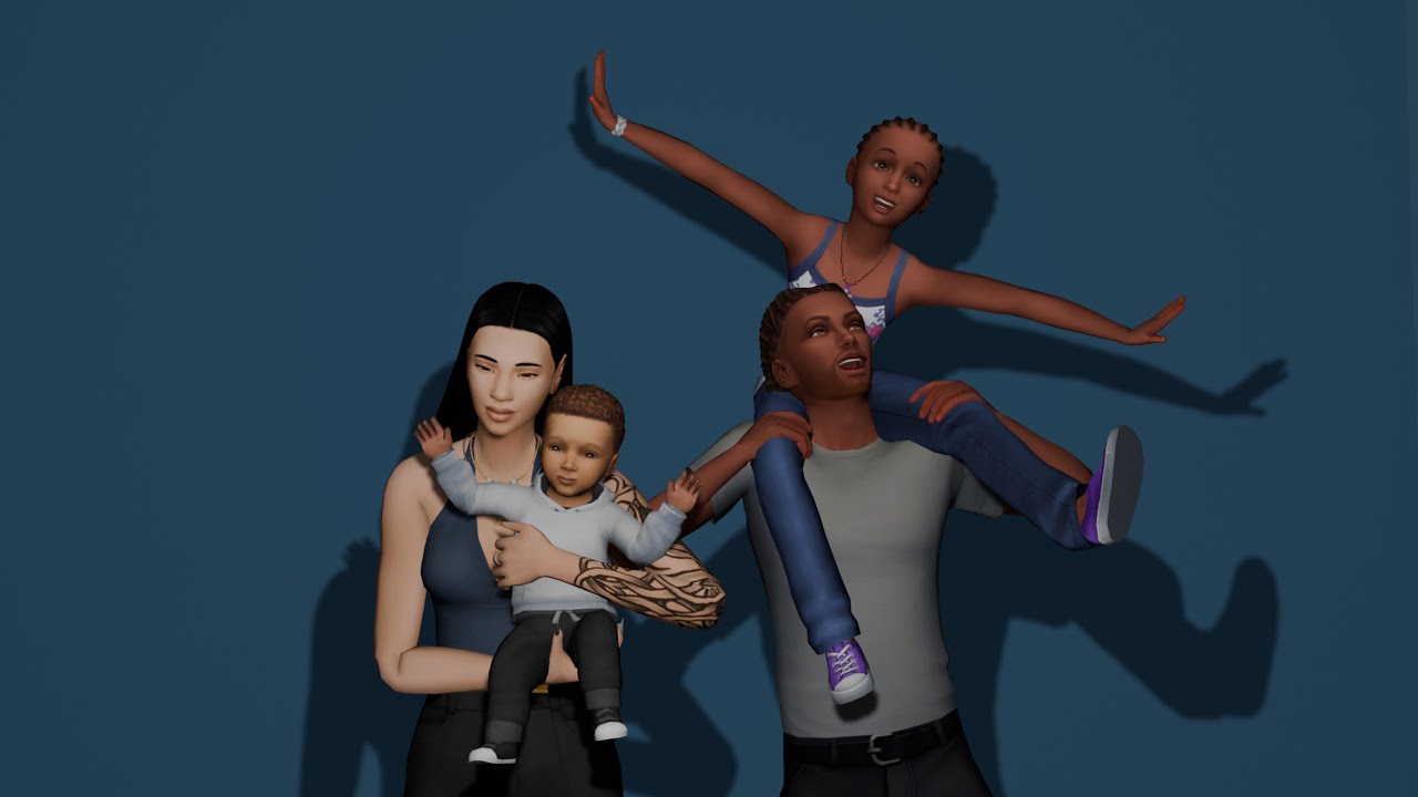 Base game sims| The sims 4 CAS - YouTube