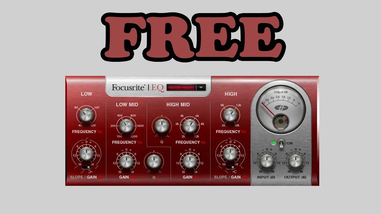 FREE EQ by Focusrite - YouTube