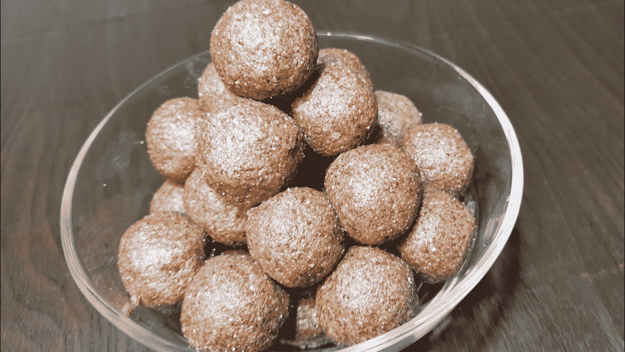 Flax Seed Laddu || Protein Laddu -- No Jaggery/Sugar/Ghee/Oil || The ...