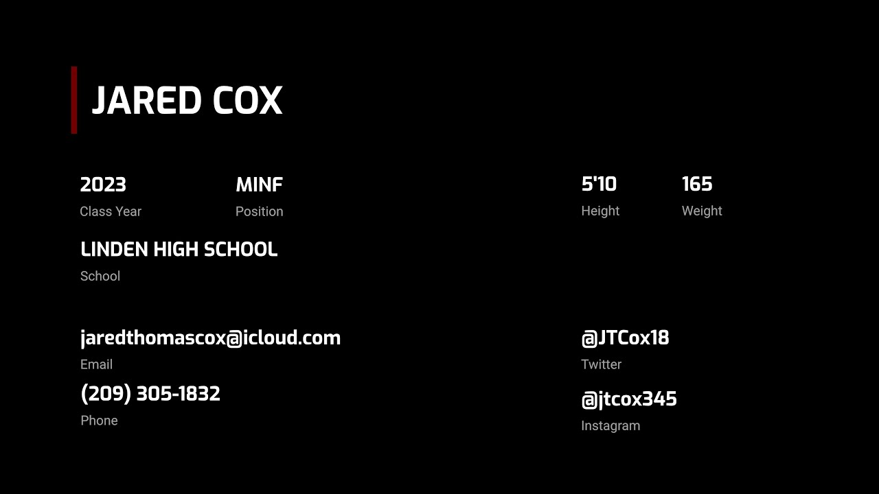 Jared Cox (2023 MINF) - YouTube