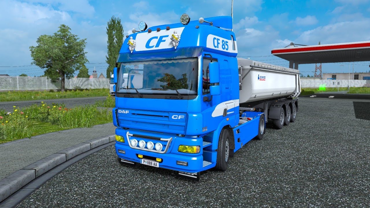 [ETS 2 Mod] DAF CF 85 v0.2.1 | Euro Truck Simulator 2 1.30 - YouTube