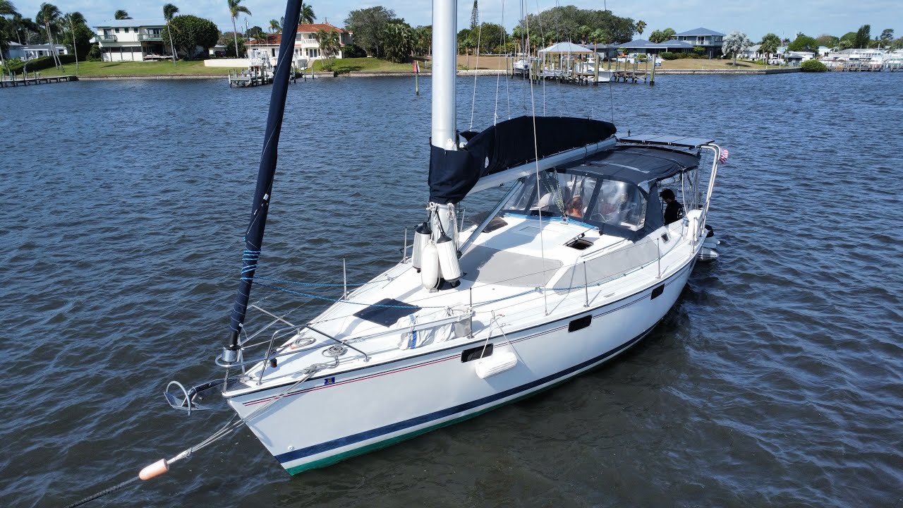 1993 Hunter Vision 36 - YouTube