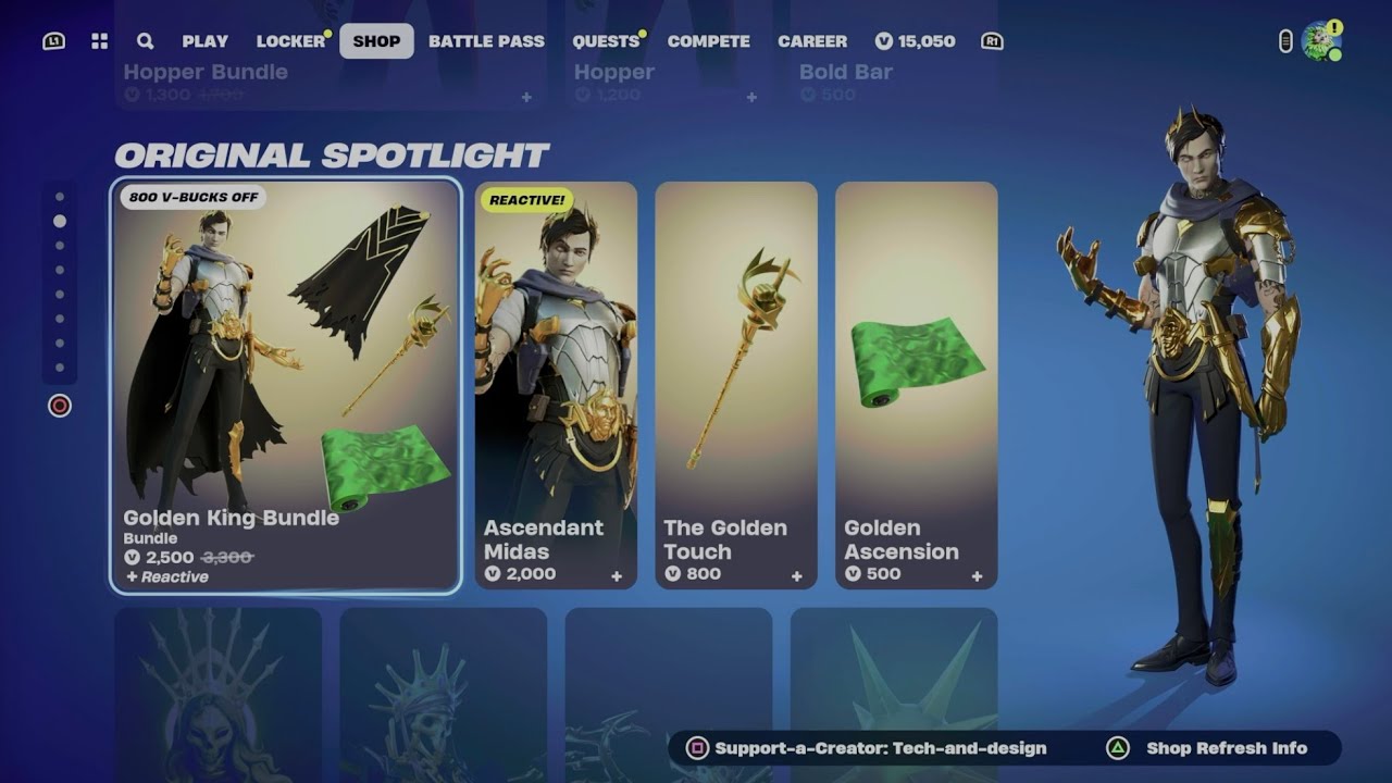 Fortnite Giveaway Day | Gifting Golden King Bundle Right NOW! Today ...
