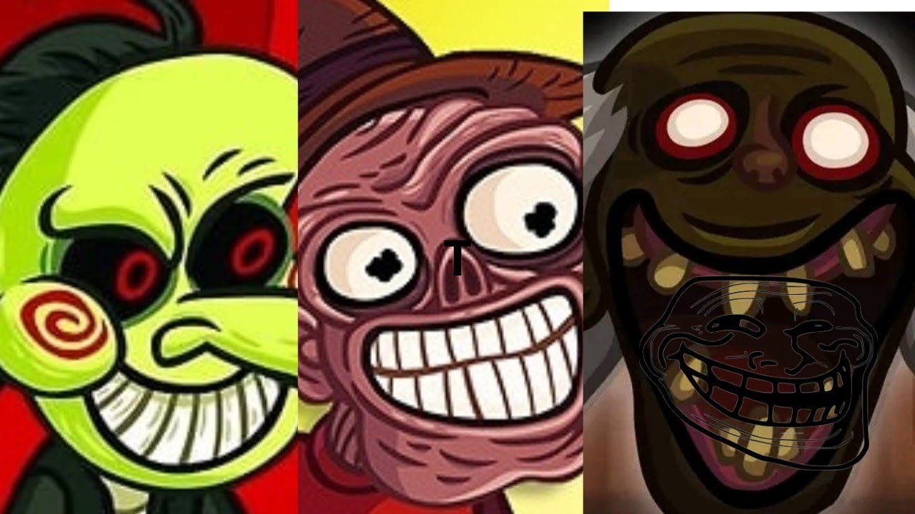 FUI TROLLADO pelos PERNAGENS de FILME de TERROR em TROLL FACE QUEST ...