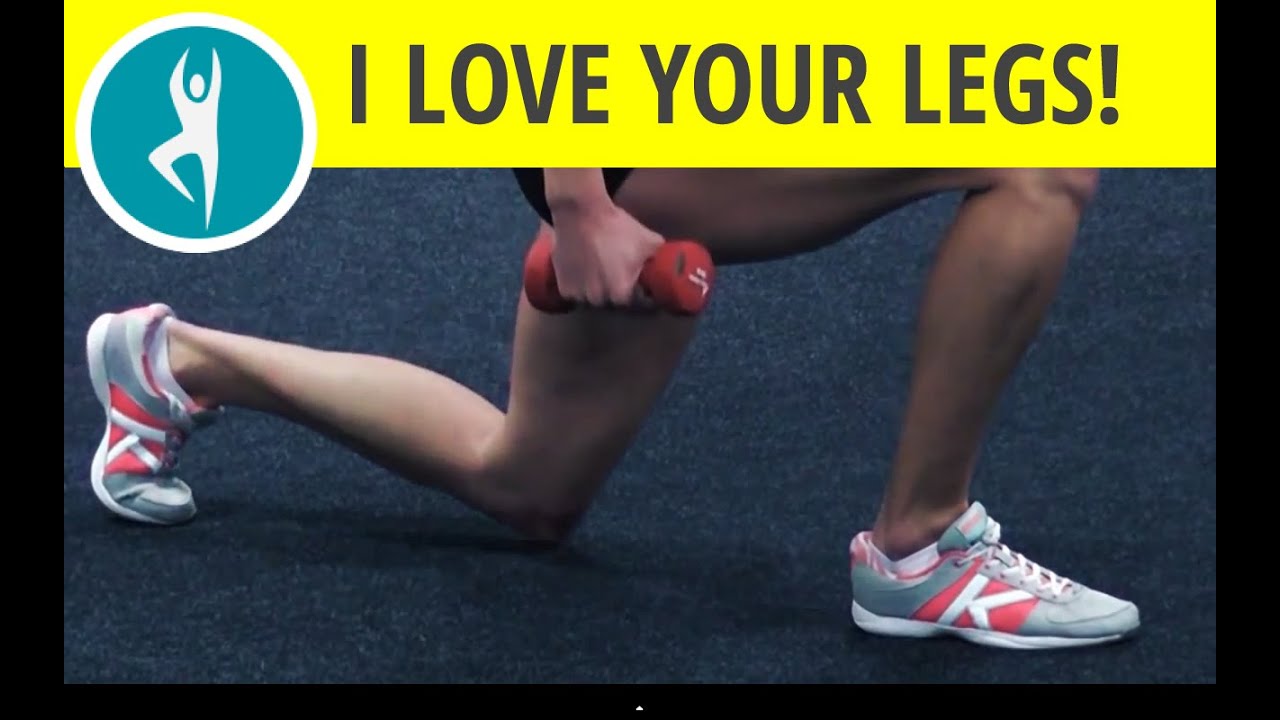 Leg workout targeting quadriceps, hamstrings and glutes: short movement ...