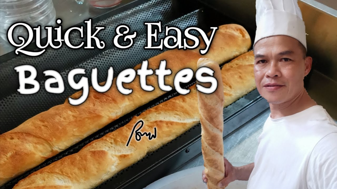 HOMEMADE BAGUETTES SUPER EASY RECIPE YouTube homemade-baguettes-super-easy-recipe-youtube