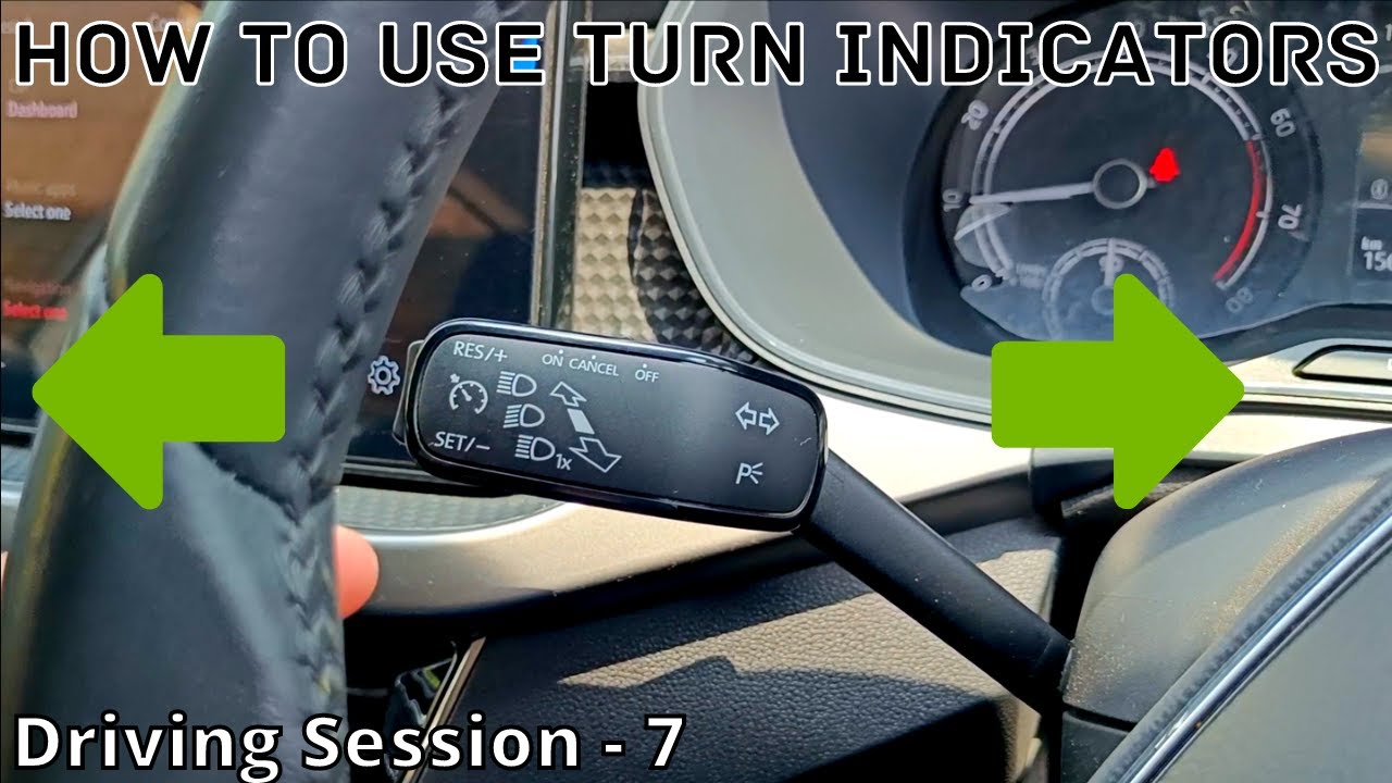How To Use Turn Indicators In City | Driving Session - 7 | Machine And ...