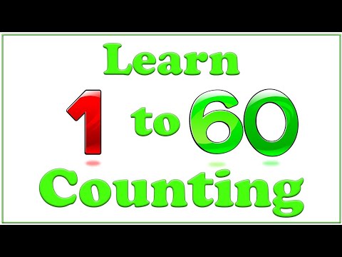 Learn Counting 1 to 60 for Kids || Number Song for Kids || 1 to 60 ...