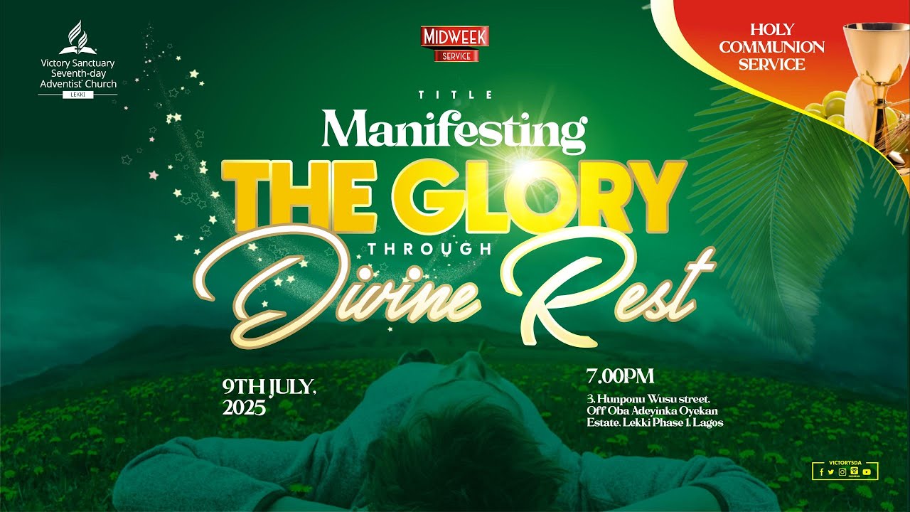 Mid-Week Service: Manifesting the Glory through divine rest - YouTube