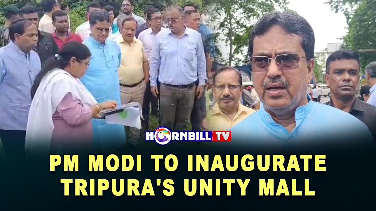PM MODI TO INAUGURATE TRIPURA'S UNITY MALL - YouTube