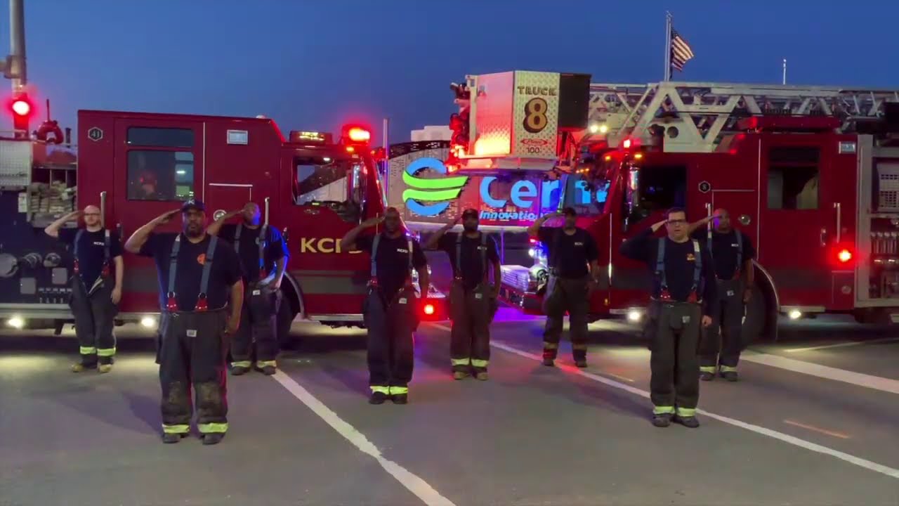 KCFD remembers fallen first responders 9/11 - YouTube