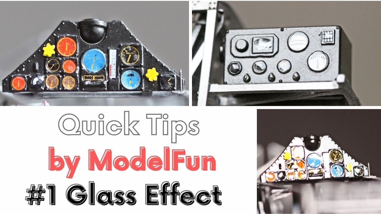 How I make a glass effect on gauges. Quick Tips by ModelFun - YouTube