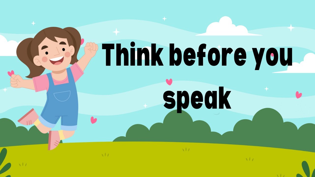 Think before you speak | story for kids | moral stories - YouTube