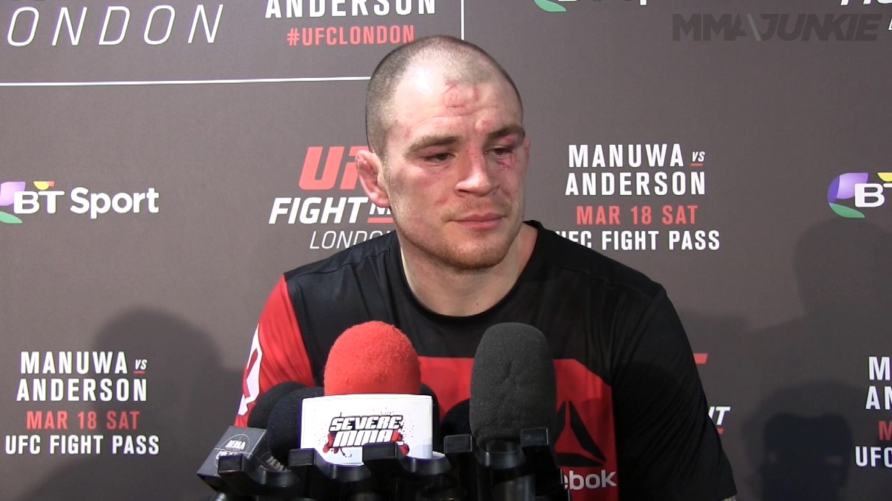 Emotional Brad Scott says UFC London win has saved his career - YouTube