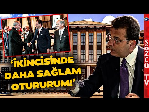 Ekrem İmamoğlu'nun Erdoğan Anısı Kırdı Geçirdi! Kırık Sandalye Olayını Böyle Anlattı