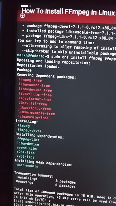 How To Install FFmpeg In Linux - YouTube
