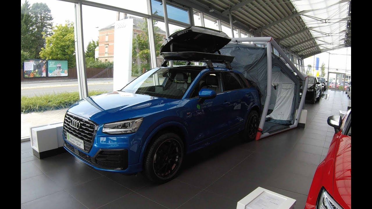 Audi Q2 Sport s-line with camping tent + jetbag ABT wheels walkaround ...
