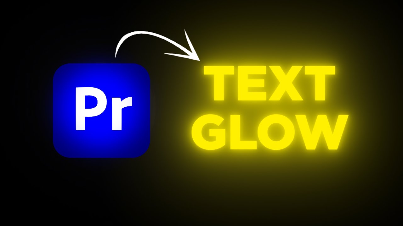 Premiere Pro Glow Text Effect Tutorial (How to Save Presets) - YouTube
