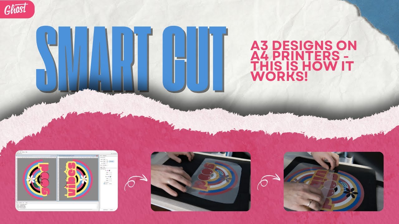 How to Print A3 Designs on an A4 Printer Using SmartCut 👀 - YouTube