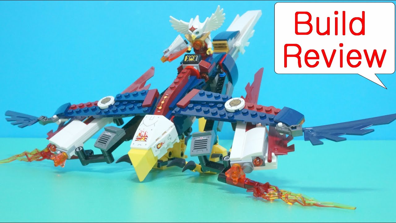 Lego chima 70142 Eris' Fire Eagle Flyer - Build(레고키마 이리스의 파이어이글 플라이어 ...