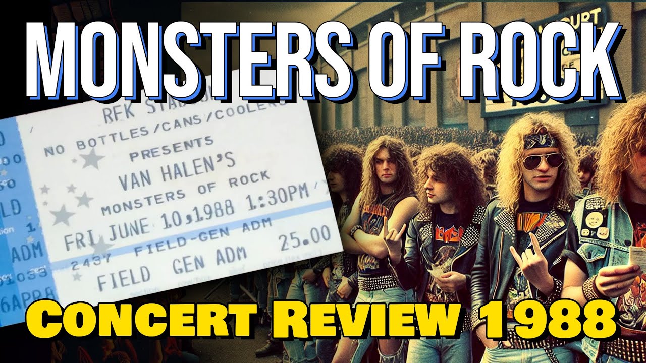 Van Halen's Monsters of Rock 1988 - Real Concert Review - YouTube