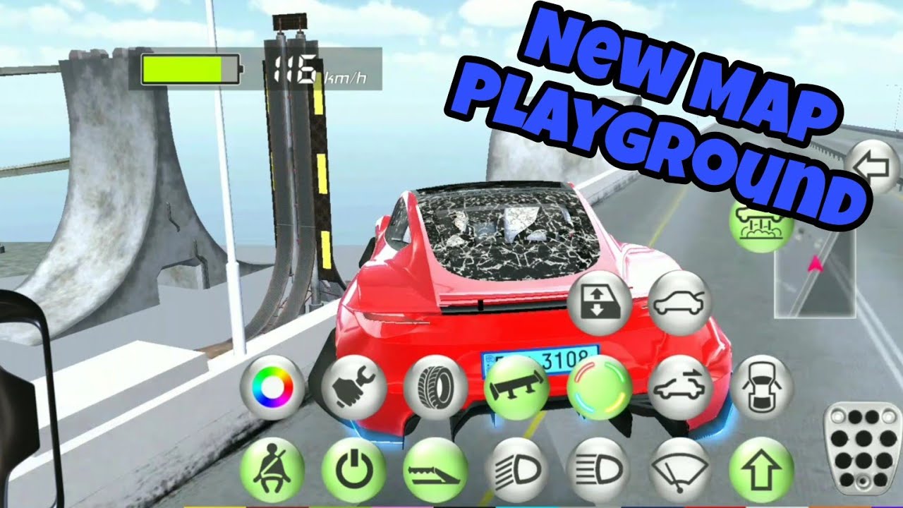 How To Get To The New Map Playground | 3d driving class - YouTube