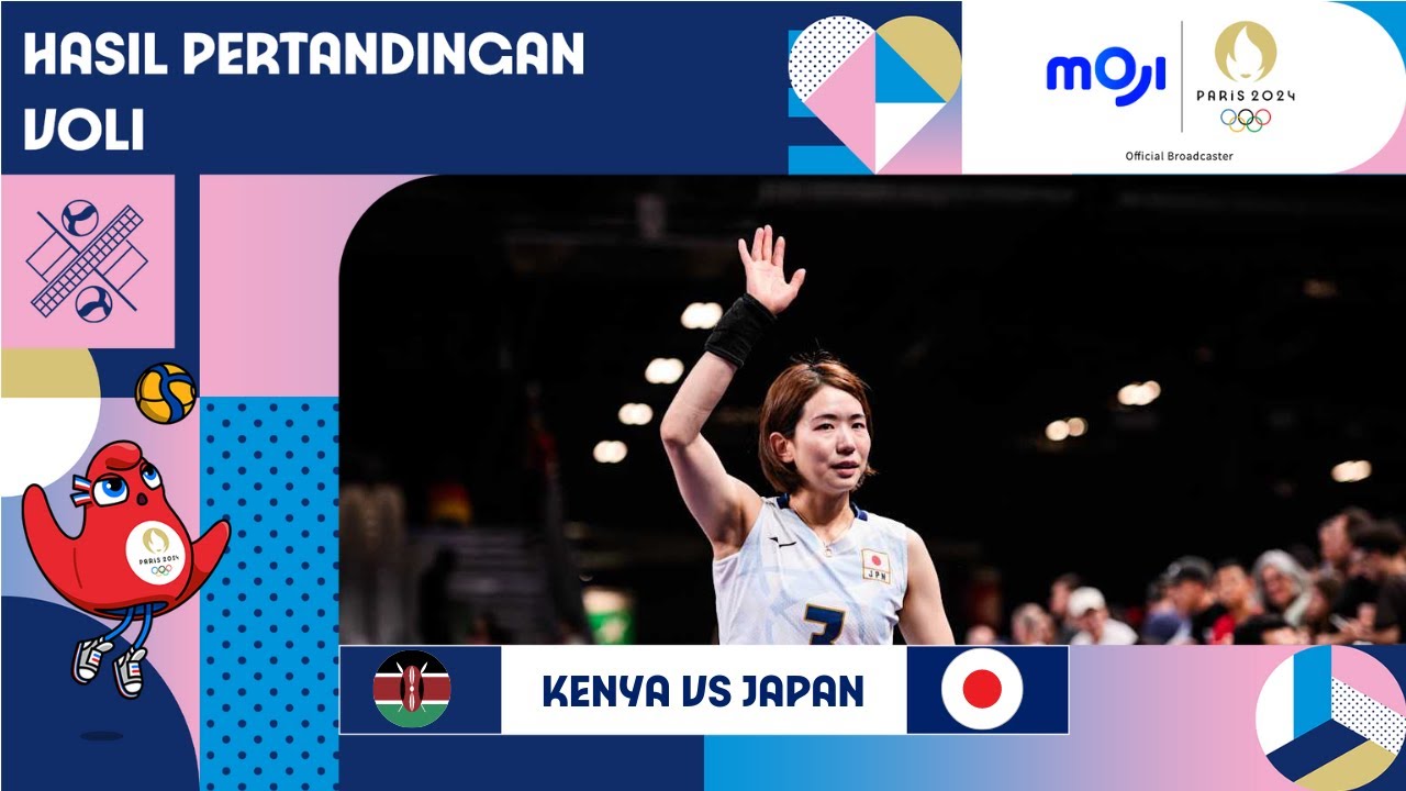 Kenya vs Japan - Match Clips | Olympic Games Paris 2024 | Moji - YouTube