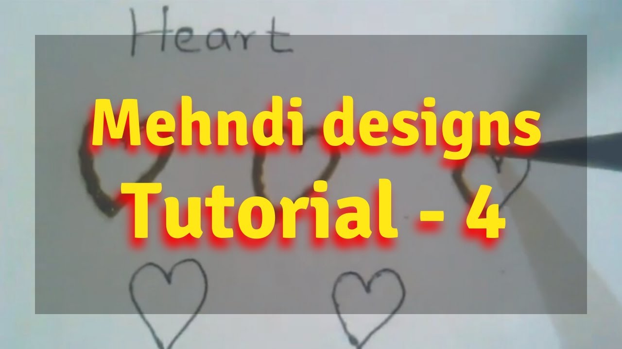 Learn How to draw mehndi basic element designs step by step for beginner - (FREE) Mehndi ...